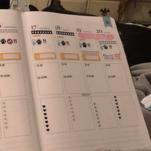 12 Weekend Header Stickers, Colorful Banner Planner Stickers, for 2024 ...