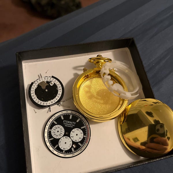 Eternity Chronometric Navigator Engraved Pocket Watch, Personalized ...