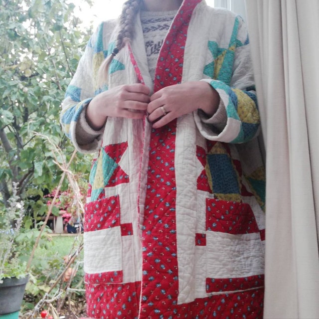 Custom Quilt Jacket YOUR QUILT Handmade Unique Quilted Custom Quilt Jacket YOUR QUILT Handmade Unique Quilted