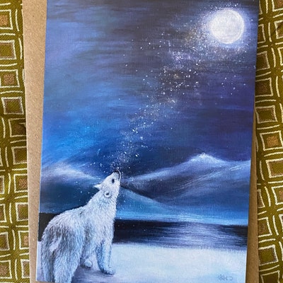 Deer Mother / Yule Card / Winter Solstice / Christmas Card - Etsy