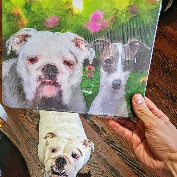 Custom Portrait Painting From Photo Personalized Gifts for Couples ...