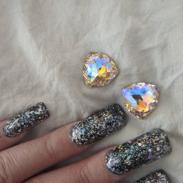 1pc 20x30mm Faceted Pear Crystal Stones / Multiple Colors! / Crystal ...