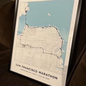 Dallas Marathon Course Map Personalized Dallas Marathon Route Map ...