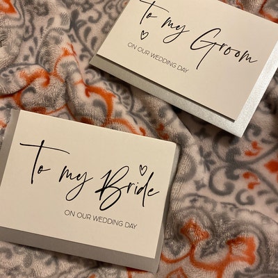 Card for Bride, Card From Groom, to Bride Card, for Wedding Day, to My ...