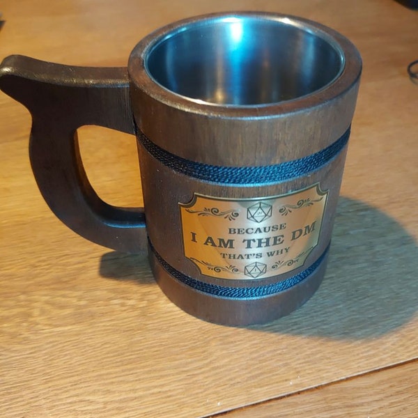 Dungeons and Dragons, Dungeon Master Personalized Mug, I Am DM That's ...