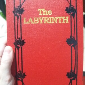 The Labyrinth Red Book Prop Replica - Etsy