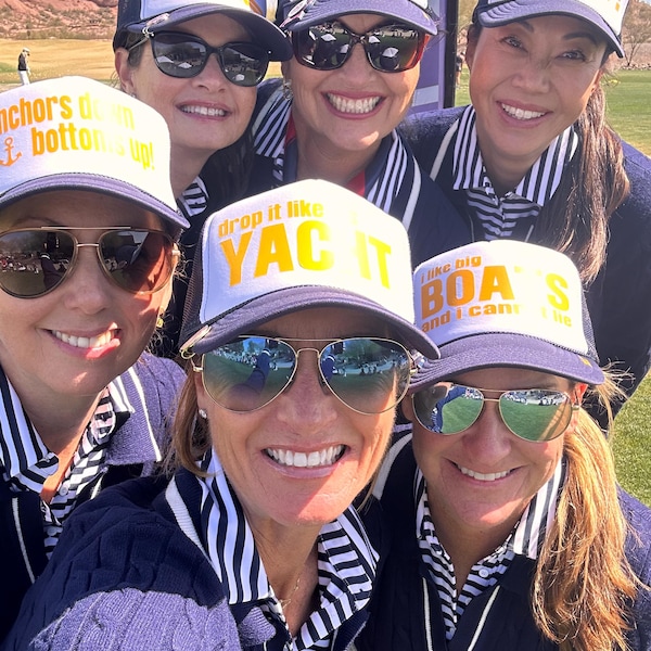 Nautical Trucker Hats | Boat Hats | Nautical Party Hats | Captain Hats ...