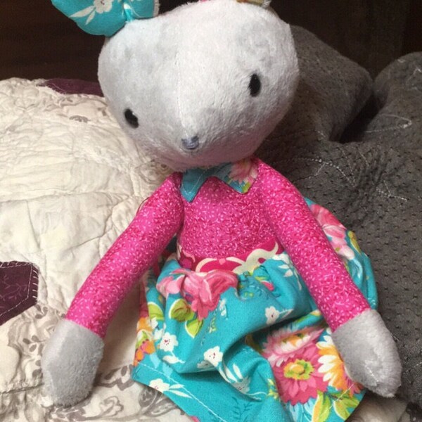 Little 'country Mouse', Doll, Soft Toy, Plushie, PDF Sewing Pattern - Etsy