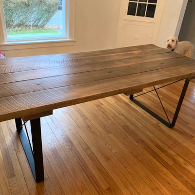 X Brace Table Legs/desk Legs/set of Two/satin Black Powdercoat Finish ...