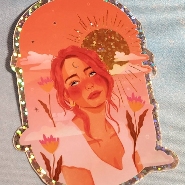 The Sun Sticker - Etsy