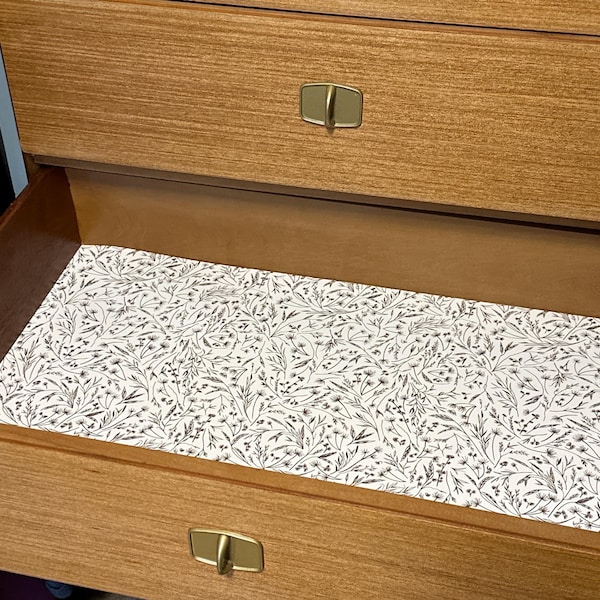Woodstone | Drawer Liner | Floral Design | Shelf Liner | Contact Paper ...