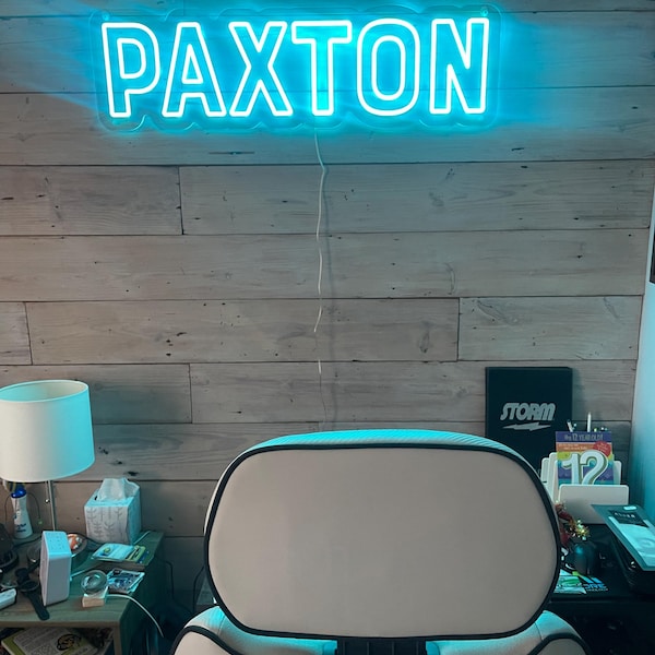 Nursery Name Neon Sign, Custom Neon, Teen Neon Name Sign, Kids Neon ...