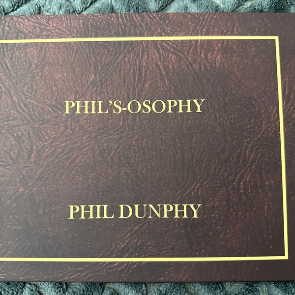 Phil's-osophy Book: Modern Family Fan Gift - Etsy UK