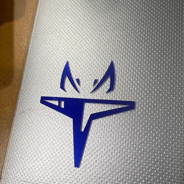 Star Wars Captain Rex - METALLIC Blue and White Permanent Vinyl Decal ...