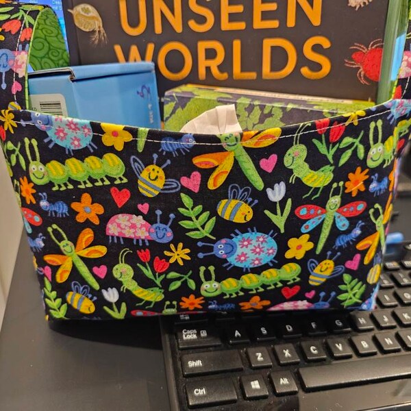 Astronauts Planets Space Rockets Fabric Basket With Handles Bin ...