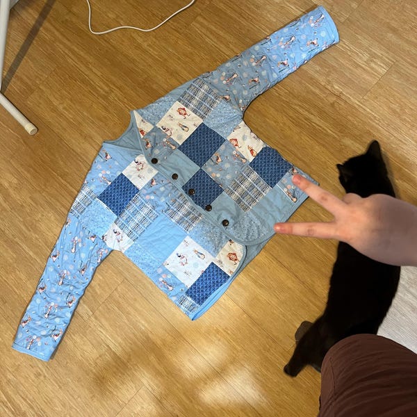 Sage Jacket PDF Sewing Pattern (sizes 4-24), Quilted Jacket Sewing ...