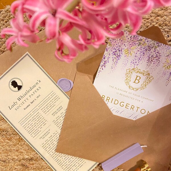 Printable Lady Duke Invitation Set Template | Bridal Shower, Baby ...