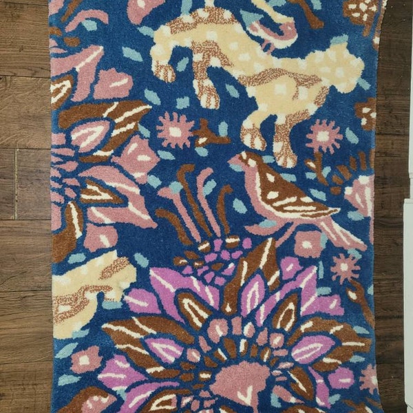 Hand Tufted Rug Handmade Pictorial Rug, Afghan Fine Quality Wool Rug ...