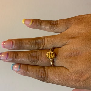 Wire Wrapped Jesus Ring Divine Mercy - Etsy