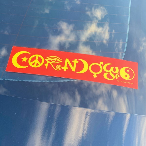 Corndogs Bumper Sticker - Etsy