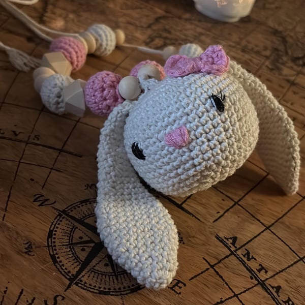 PATTERN: Cloud - Bed Mobile Pattern - Amigurumi Cloud Pattern - Crocheted Cloud Bed Mobile ...