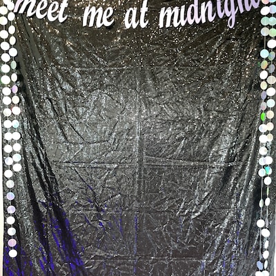 Meet Me at Midnight Banner Midnight Birthday Decoration - Etsy