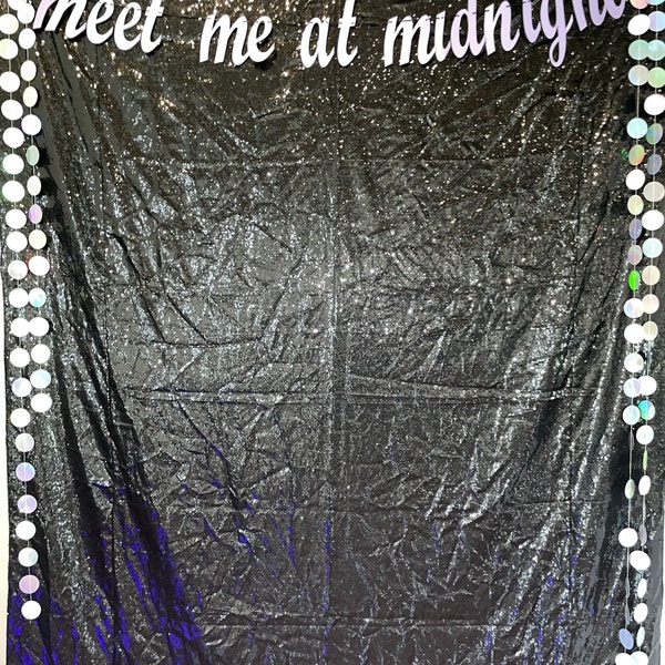 Meet Me at Midnight Banner - Midnight Birthday Decoration, Love Party ...