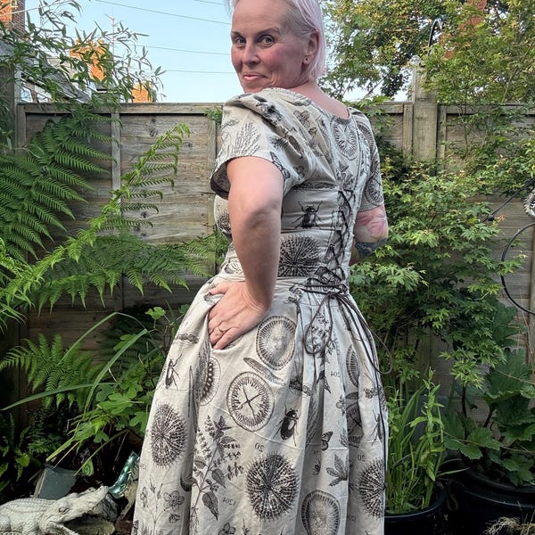 Corset-style Dress Sewing Pattern: Adjustable Fitted Bodice (PDF ...