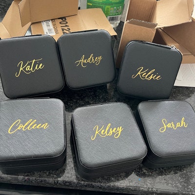 Personalized Groomsmen Watch Box Custom Jewelry Storage Case - Etsy