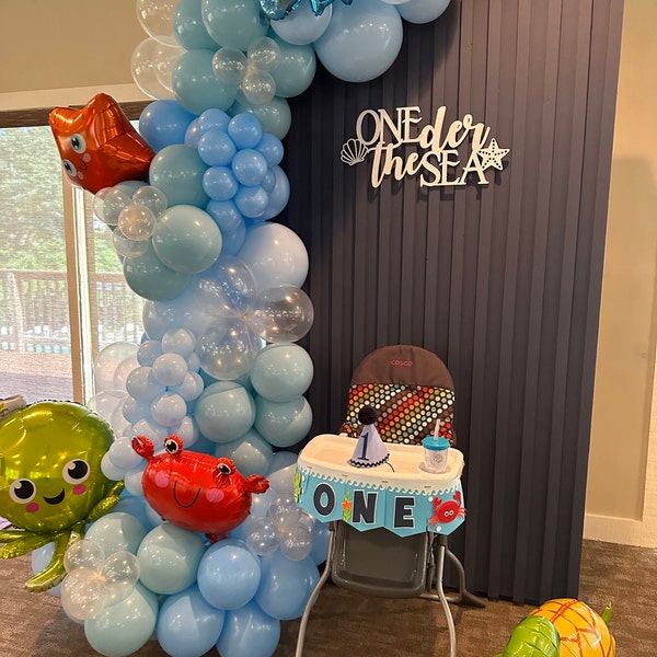 Mermaid 1st Birthday Mermaid Decor, Under the Sea Birthday, Ocean ...