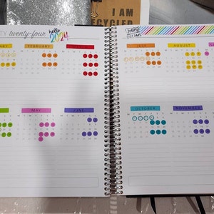 Annual Leave Script Stickers, Planner Stickers, 2 Sizes and Fonts ...