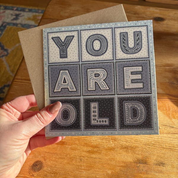 Botanical Leaves Dad Card / Father's Day Card for Nature Lover / Green ...