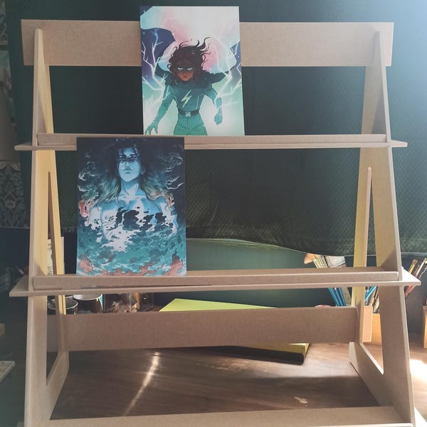 Display Stand - Single Tier Shelf - Flat Packing - Ideal for Craft ...