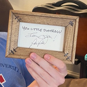 5x7 Frame, Framed Canvas Handwriting Gift,memorial Gift, Handwriting ...