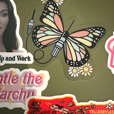 Butterfly IV Sticker, Intravenous Sticker, Infusion Nurse Sticker ...