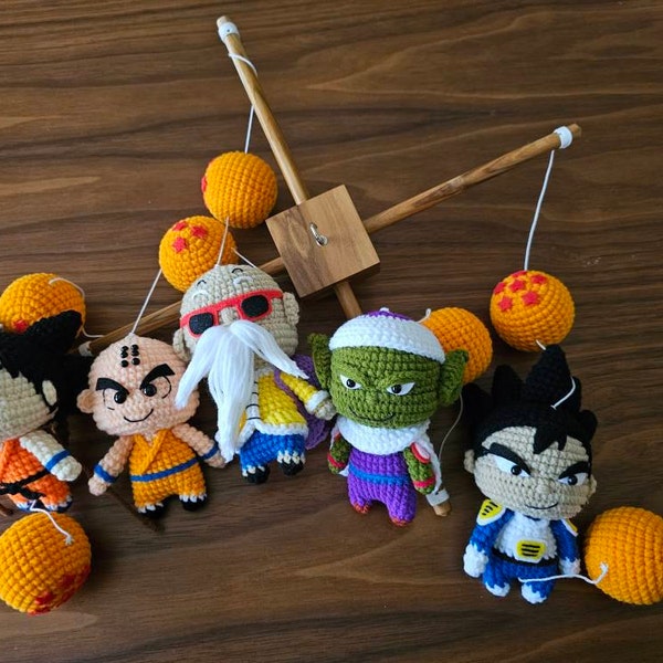 Crochet Dragon Ball Z Baby Mobile: Anime Nursery Decor - Etsy