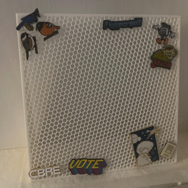 3D Printed Pin Display Board: Enamel Pin Collector - Etsy