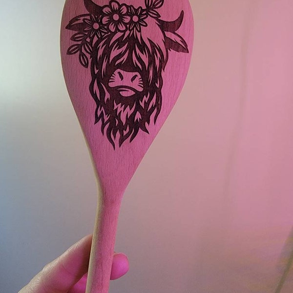 Highland Cow Coo Scottish Cow Spatula - Etsy