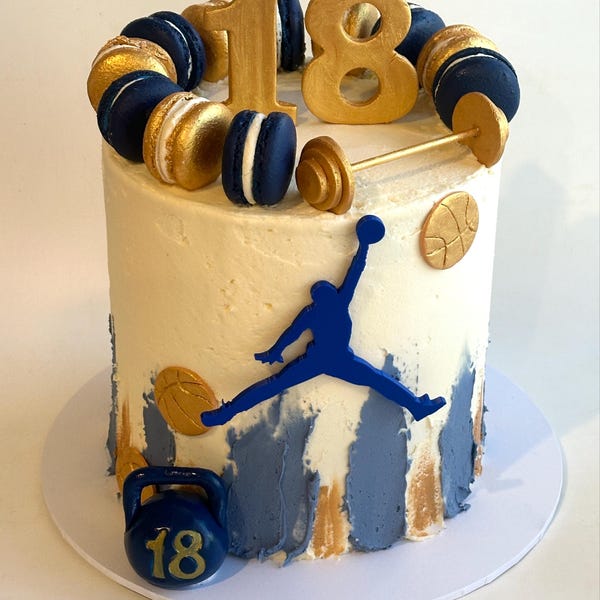 3D Printed Jordan 1 Shoe Personalised Cake Topper/name Plate and ...