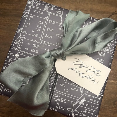 Cityscape Wrapping Paper // Gift Wrap / City Pattern / - Etsy