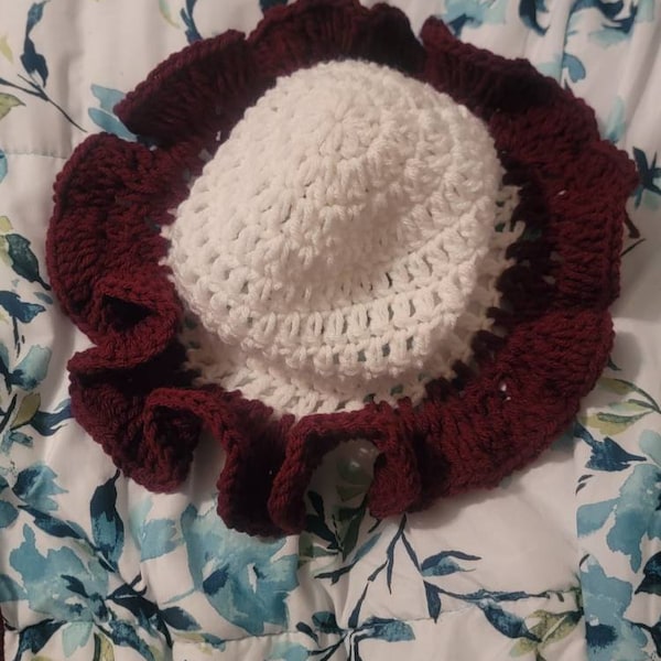 Ruffle Bucket Hat Pattern - Etsy