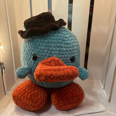 Perry the Platypus Crochet Pattern, Phineas and Ferb Pattern, Ducky ...