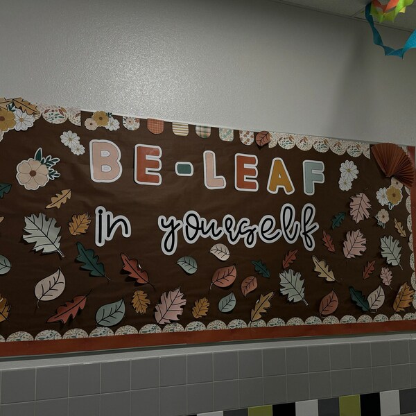 Fall Classroom Bulletin Board Decor: Leaf Theme (PDF) - Etsy