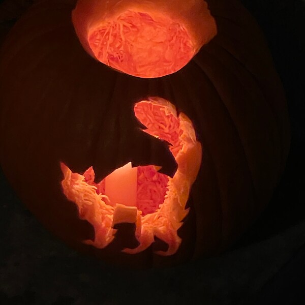 Hibiscus Flower Pumpkin Carving Stencil | 1 Unique Floral Halloween ...