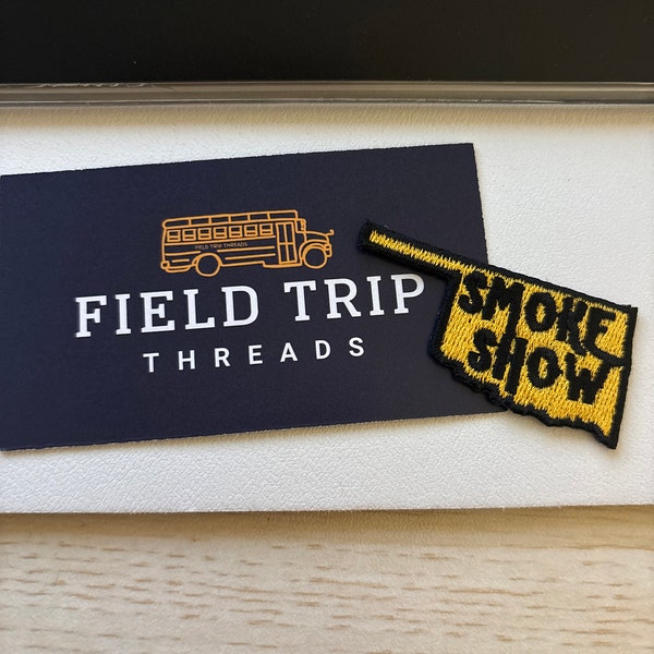 Oklahoma Smoke Show Embroidered Iron-on Patch - Patch for Hats ...