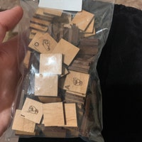 Alder Wood ASL Sign Language Scrabble Tiles - Etsy Canada