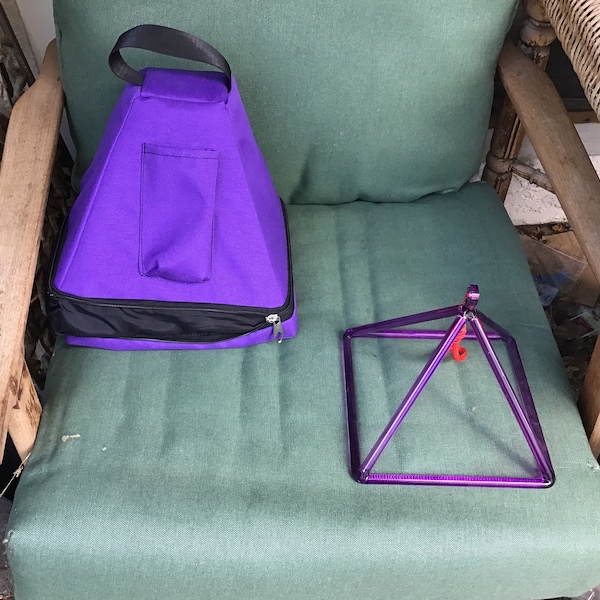 8" Purple Quartz Crystal Singing Pyramid - Sound Vibration - Musical ...