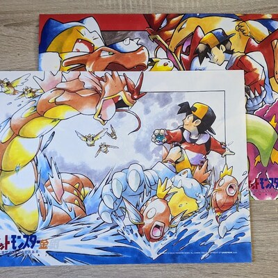 Pokémon R/B/Y Gym Leaders and Red/blue Set of 10 A4 Sized Posters - Etsy