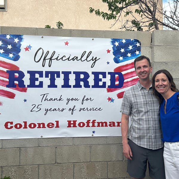 Military Retirement Banner, Personalized All Branches Retired ...