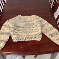 Easy Crochet Pullover Weekend Snuggle Sweater Cosy Slouchy Winter ...